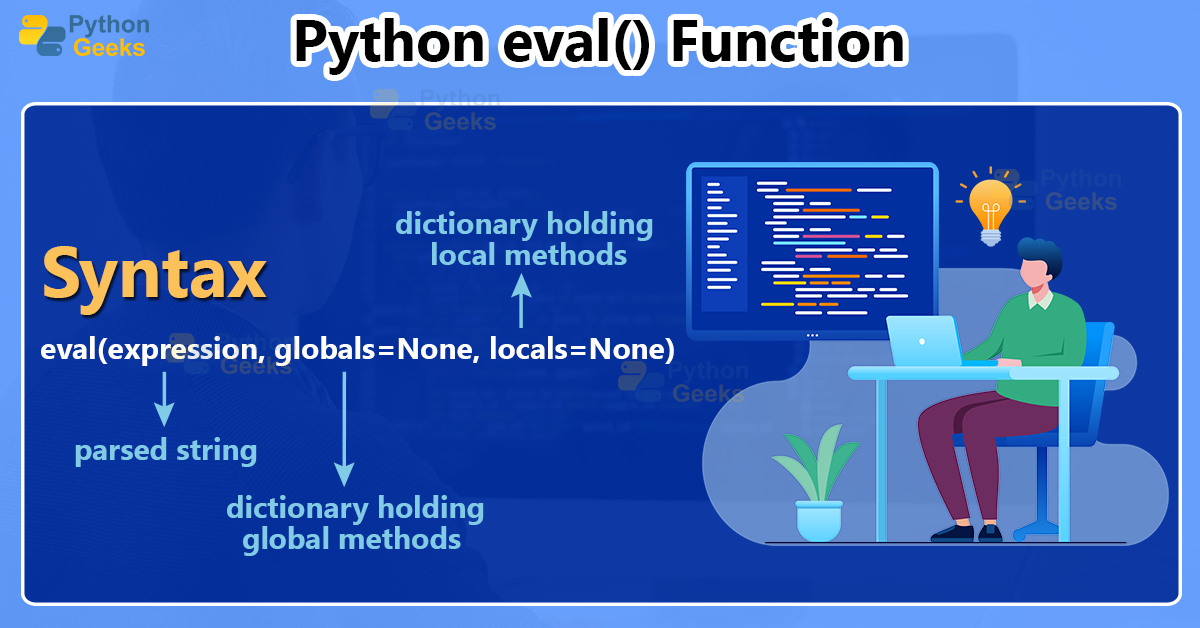 Python Eval Function With Examples Python Geeks