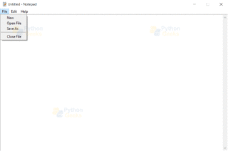 Create a Text Editor in Python - Python Geeks