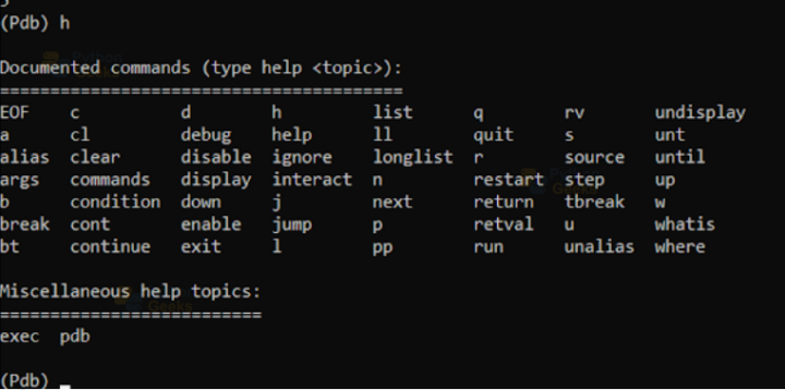 Python Debugger Module Python Geeks